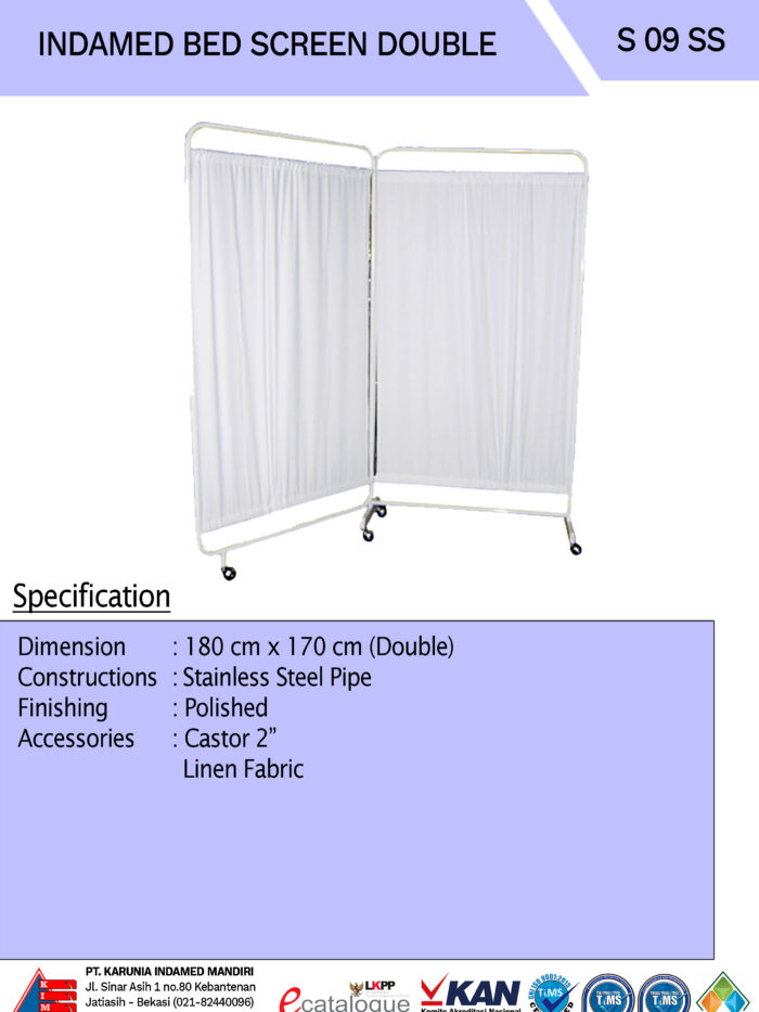 INDAMED Bed Screen Triple S 10 PC | PT. Karunia Indamed Mandiri